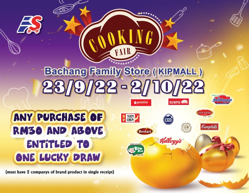 👩‍🍳 𝐂𝐨𝐨𝐤𝐢𝐧𝐠 𝐅𝐚𝐢𝐫 @ 𝐁𝐚𝐜𝐡𝐚𝐧𝐠 𝐅𝐚𝐦𝐢𝐥𝐲 𝐒𝐭𝐨𝐫𝐞, 𝐊𝐈𝐏𝐌𝐀𝐋𝐋 🥘 - Family Store Melaka