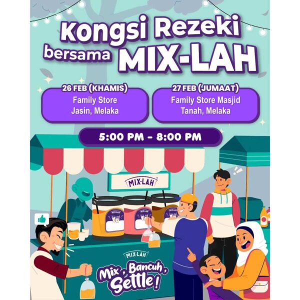 Wajib cuba! MIX-LAH kini ada di Family Store Melaka! - Family Store Melaka